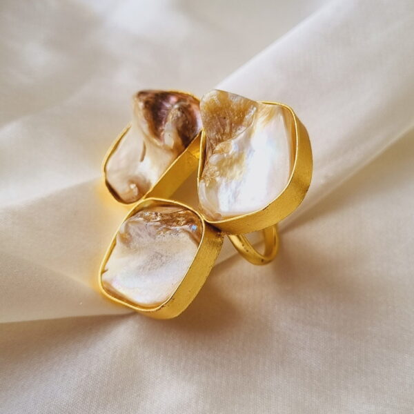 Baroque Pearl Ring – Sitara Jewells
